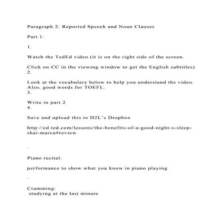 Paragraph 2 Reported Speech and Noun ClausesPart 11.Wa.docx