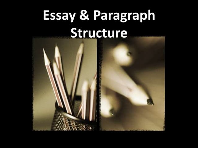 Writing a Paragraph | PPTX