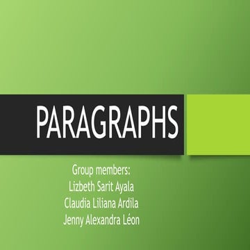 Paragraphs (1) | PPTX