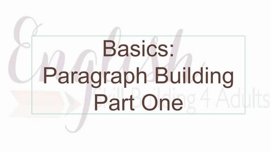 Identifying Topics, Main Ideas, and Supporting Details | PPT