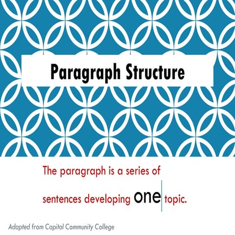 Paragraph structure | PPT