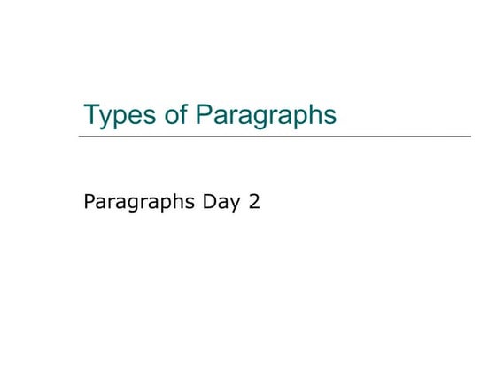 Three paragraph essay | PPTX