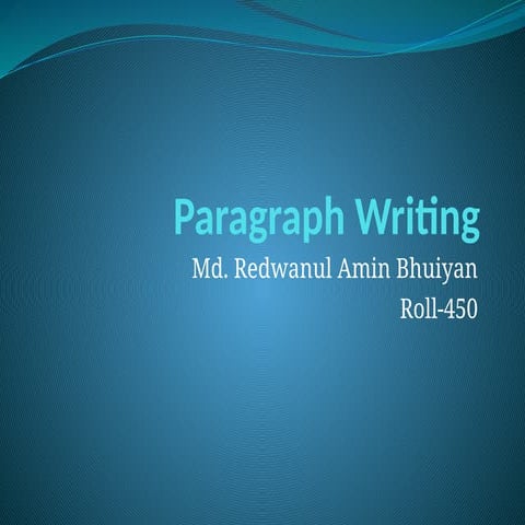 paragraphwriting skills for everyone.pptx