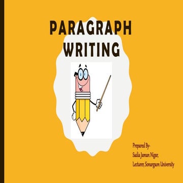 Paragraph writing and The process of avoiding mistakes | PPTX