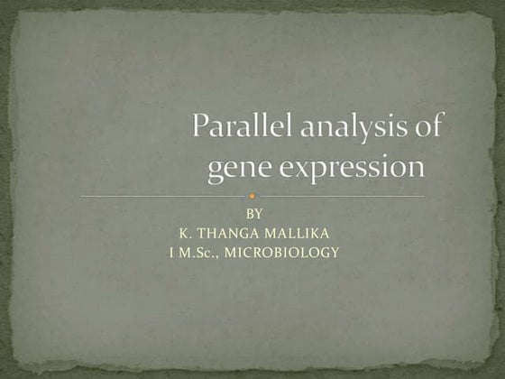 Express sequence tags | PPT