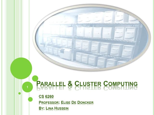 Parallelandclustercomputingppt