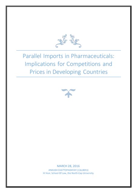 Exhaustion of IPRs: introductory concepts | PDF