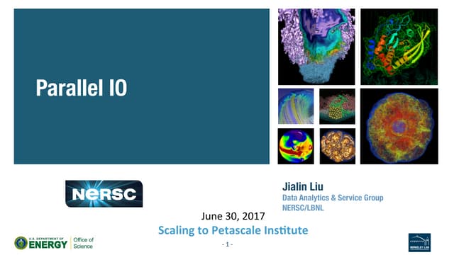 Parallel Io Pdf Operating Systems Computer Software And Applications