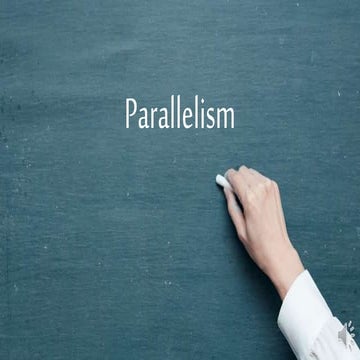 Parallelism in english class | PPT