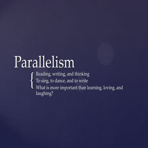 Parallelism answers | PPT
