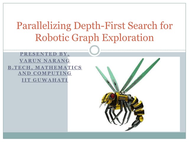 Graph Exploration Algorithm Term Paper Presentation Ppt