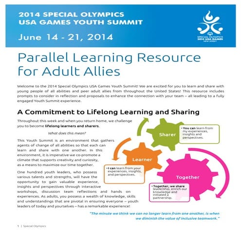 Parallel Learning Resource for Adult Allies | PDF