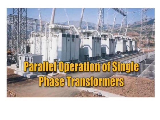 Parallel Operation Of Transformer Ppt