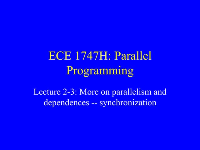 Parallel Programmingppt