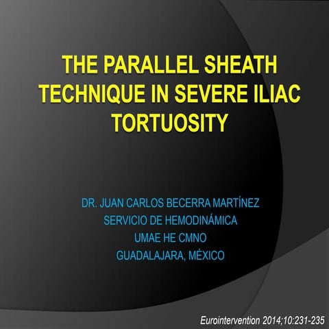 Parallel sheath technique | PPTX