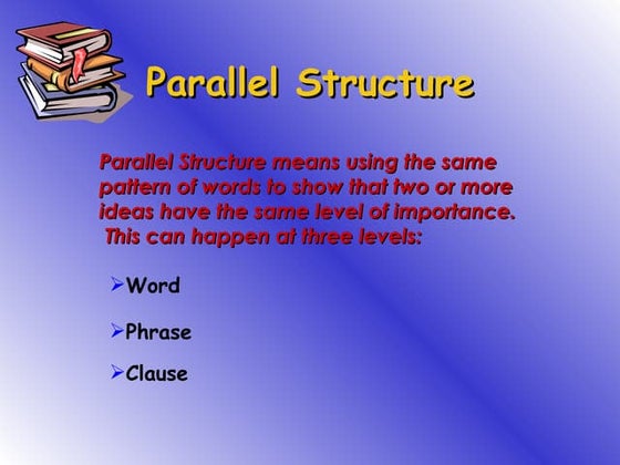 Parallel Structure | PPT
