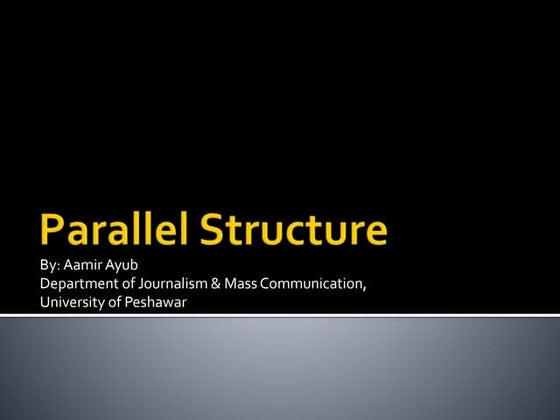 English 8 Quarter 3 Module 6.pptx Using Parallel Structures | PPT English 8 Quarter 3 Module 6.pptx Using Parallel Structures | PPT