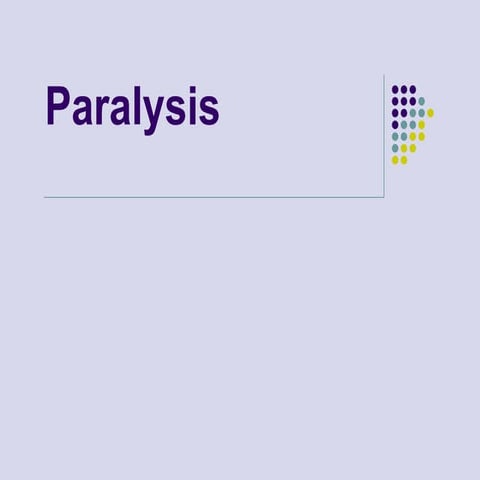 Paralysis | PPTX