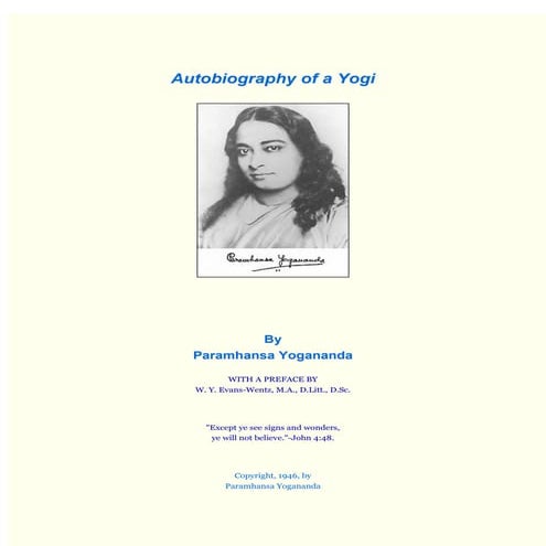 Autobiography Of A Yogi | PDF