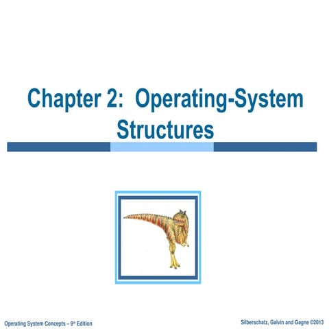 operating system structures by silberschastz | PPT