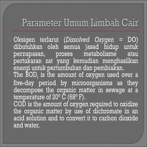 Parameter umum-limbah-cair | PPT