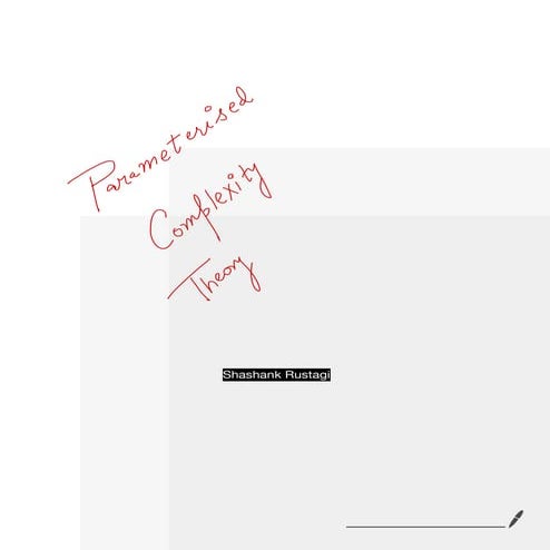 Parameterised complexity.pdf