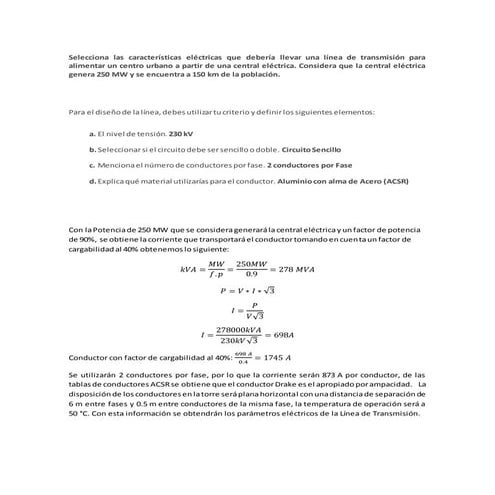 Parametros linea de transmision | PDF
