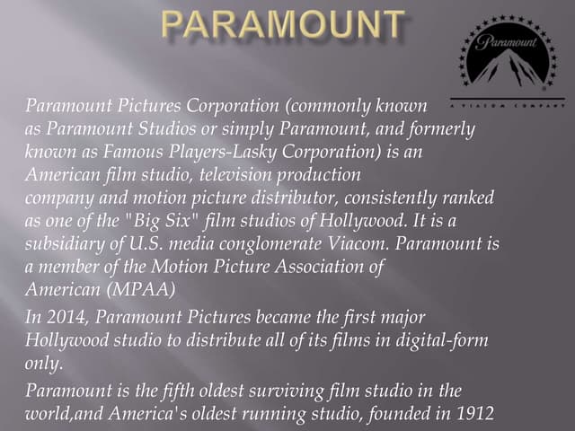 The united states government versus paramount studios | DOCX | Movies ...