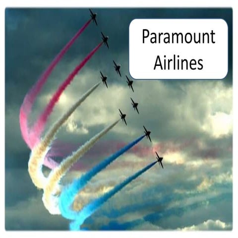 Paramount airways and its strategies | PPTX