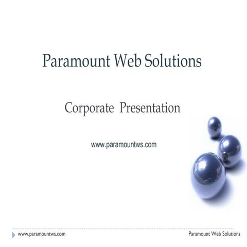 Paramount Web Solutions Presentation | PPT