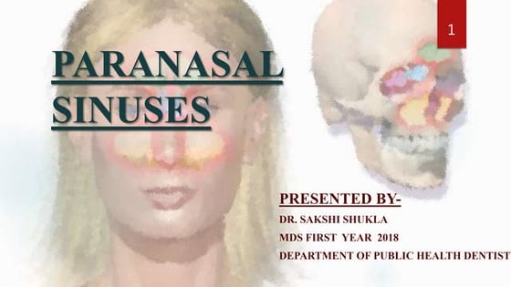 Mucoceles of the Paranasal Sinuses | PPTX