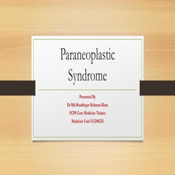 Paraneoplastic Syndrome.pptx