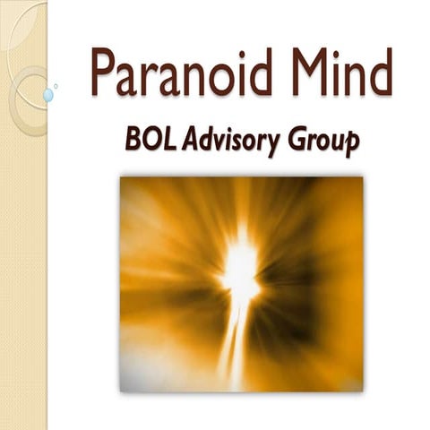 Paranoid Mind | PPT