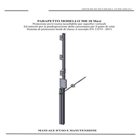 Parapetto anticaduta mh18_maxi | PDF