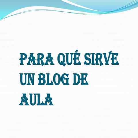 Blog de aula | PPT
