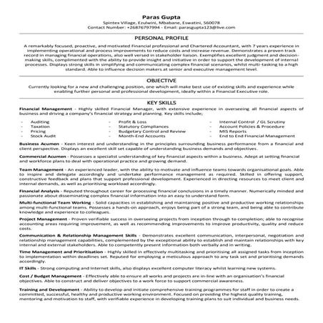 Paras gupta cv | PDF