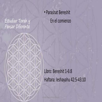 Parashat bereshit | PPTX