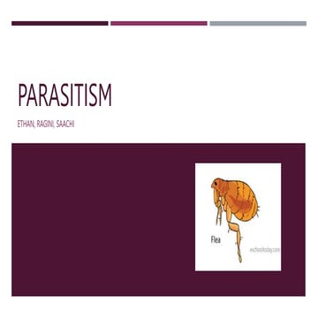 Parasitism for ess topic presentation IB | PPTX