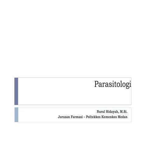 Parasitologi | PPTX