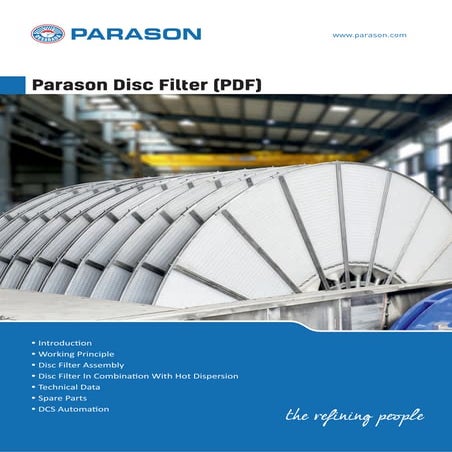 Get Premium Disc Filters For Your Pulp & Paper Machine | PDF