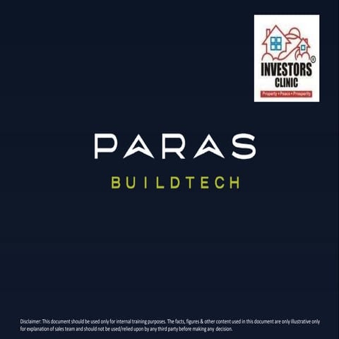 Paras one 33 sector 133 noida | PPTX