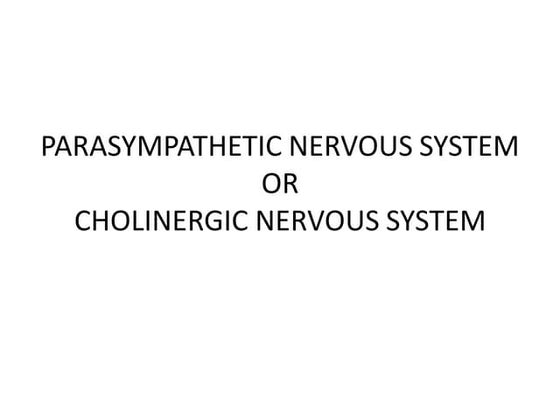 PARASYMPATHOMIMETIC DRUGS Classification and SAR.pptx | Brain and ...