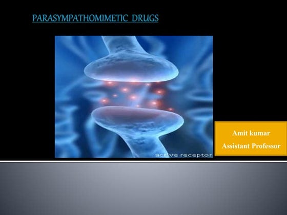 Parasympathomimetics and parasympatholytics Pharmacology. | DOCX