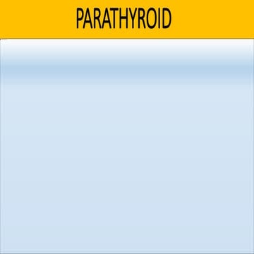 Parathyroid disorders | PPT
