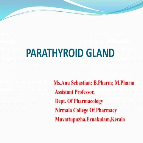 Parathyroid gland | PPTX