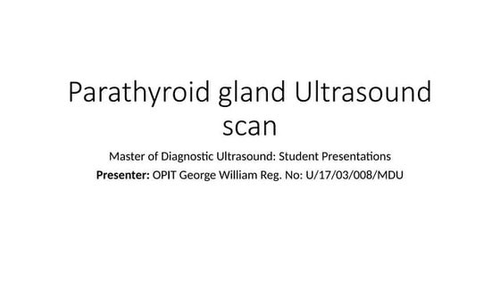 hyperparathyroidism | PPT