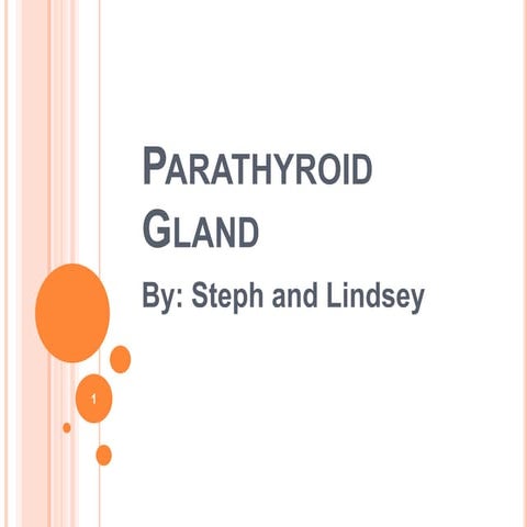 Parathyroid Gland and Disorders | PPTX