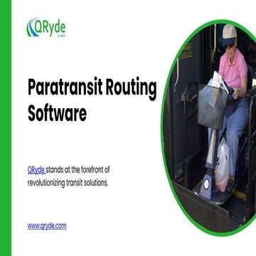 PARATRANSIT.pptx | Technology & Computing