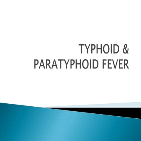 PARATYPHOID (2).pptx for Nursing students | PPTX