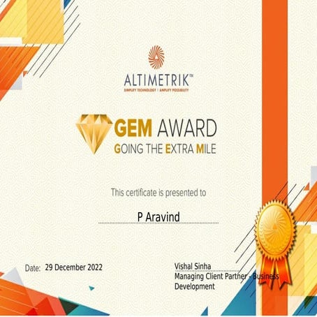 P Aravind_GEM Award_2224555.pdf